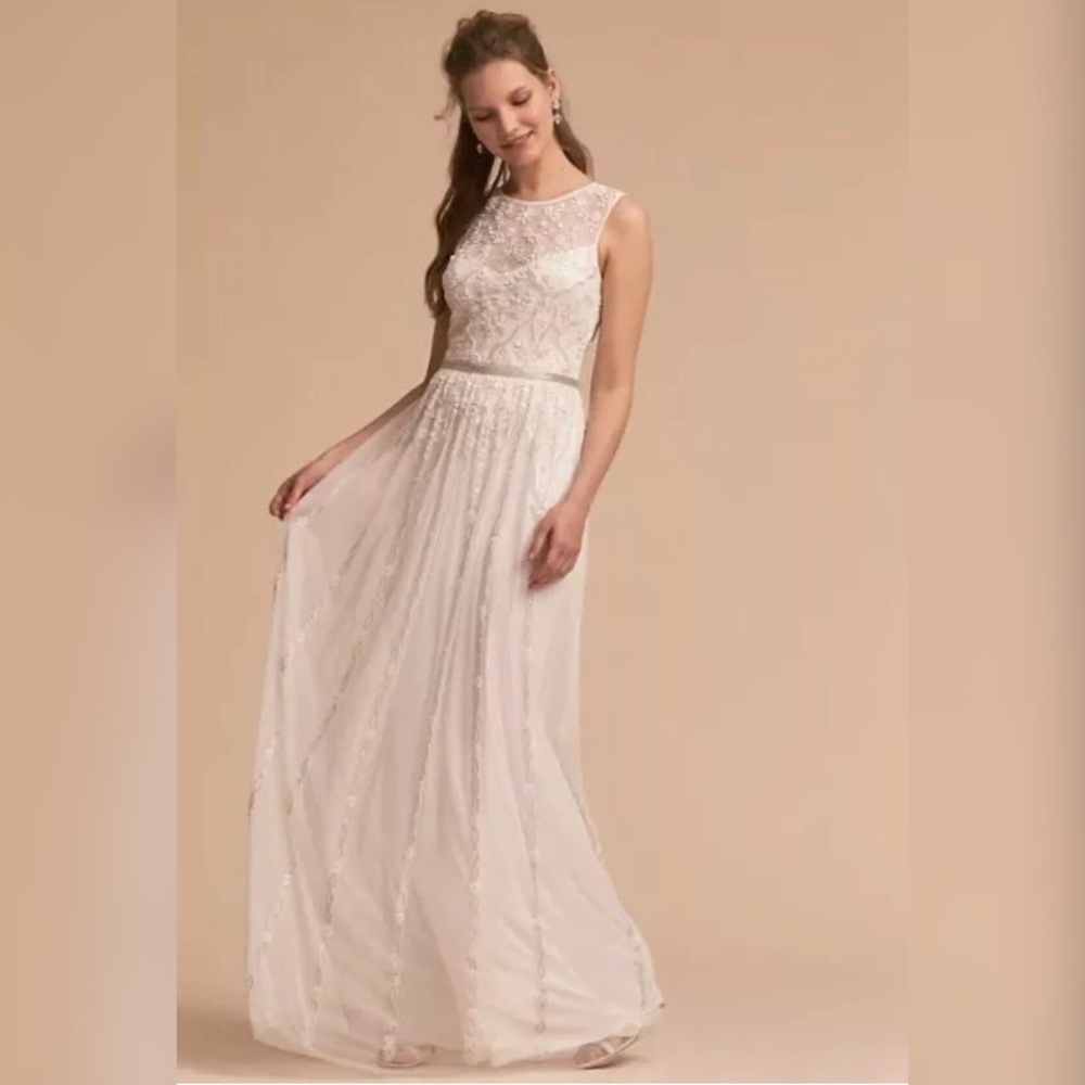 Bhldn Eliza Wedding Maxi Dress - Gem
